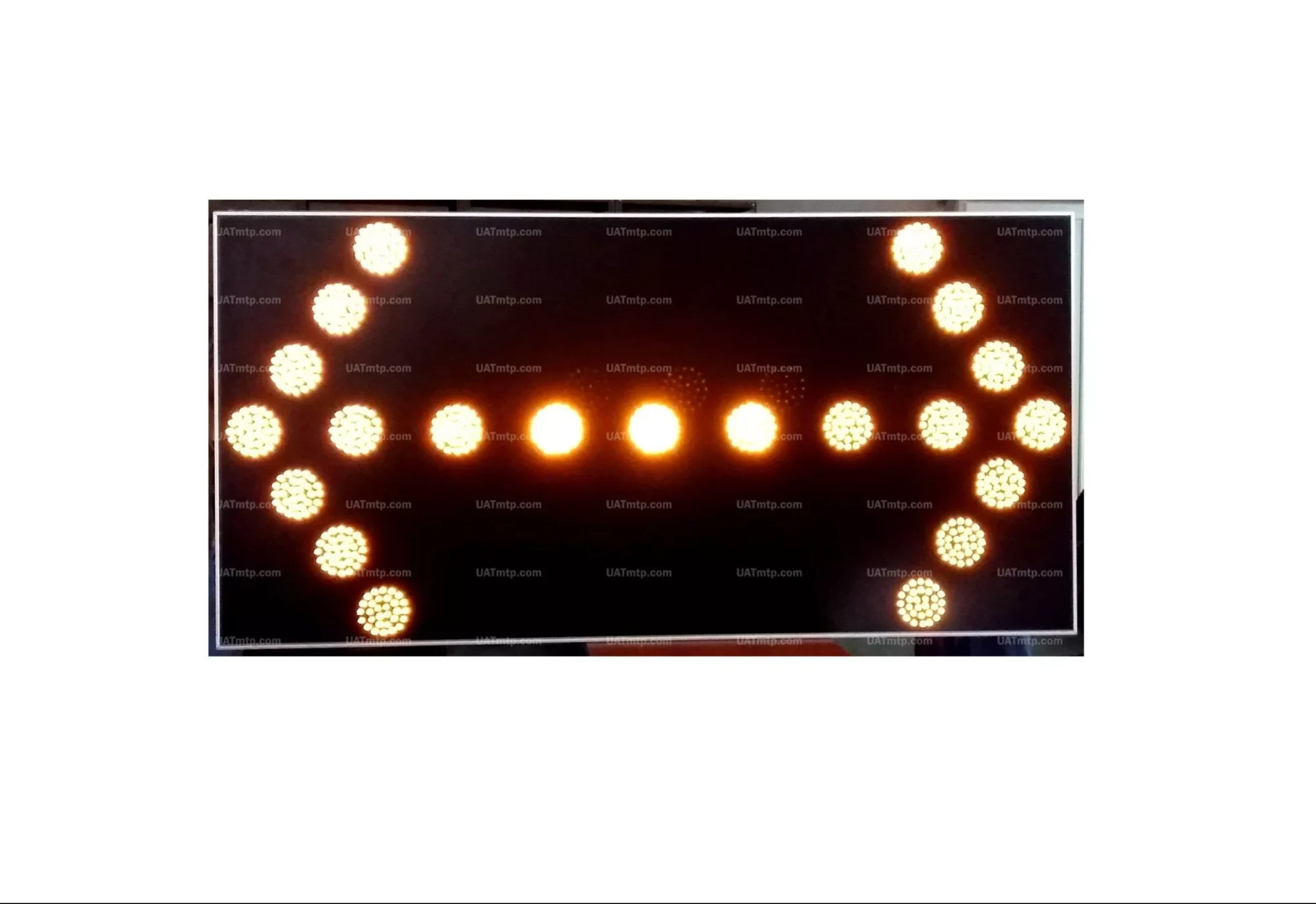 Solar Traffic Arrow Sign Double Direction (120*240 cm) | UAT MTP